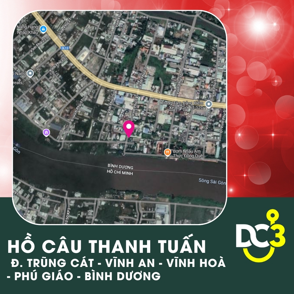 [Cập Nhật] Hồ câu Dịch vụ Thanh Tuấn - Bình Dương - 2026